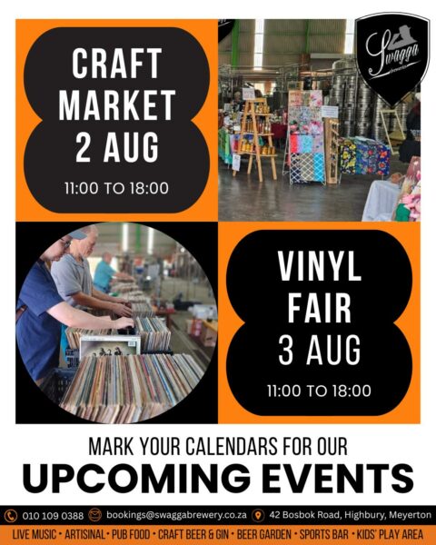 Swagga Breweries: Vinyl Fair | Vaal Meander